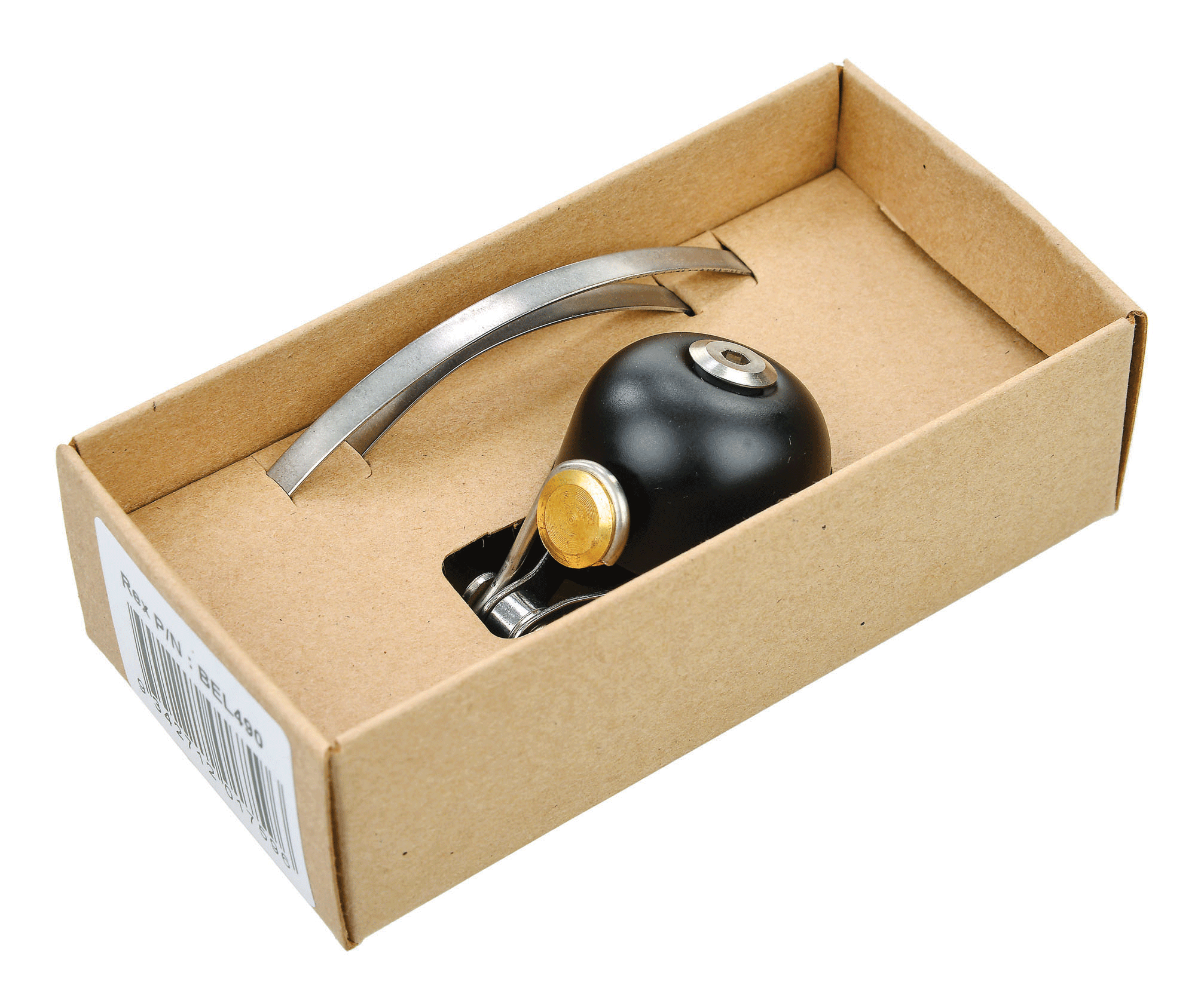 BEL490 – Vintage Bell, Brass Matt Black – Rex Imports