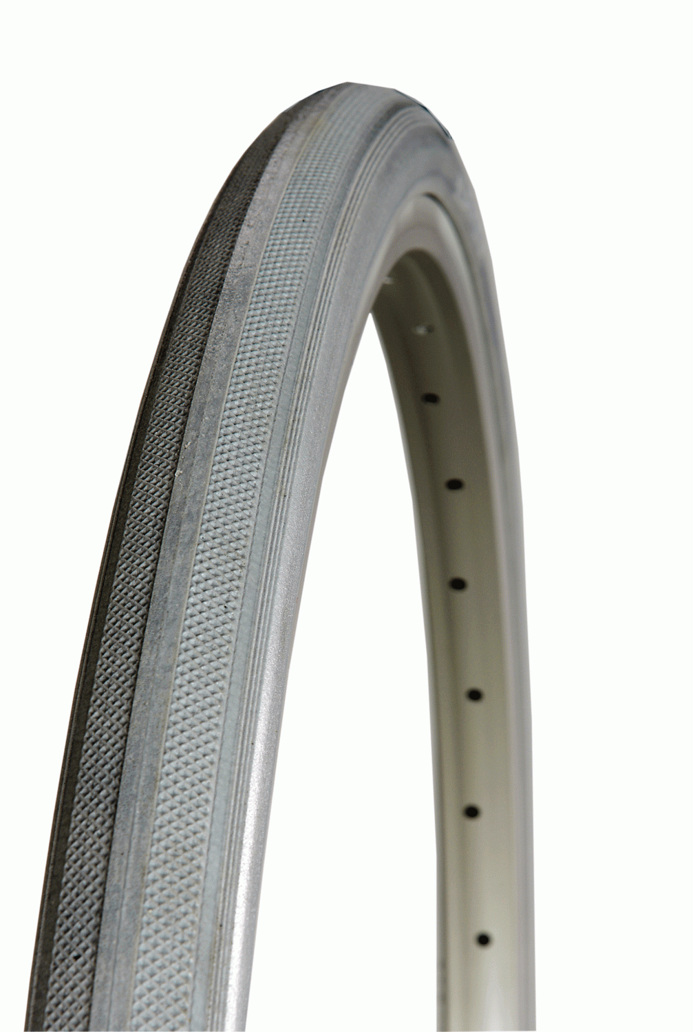TYP755 – 24 X 1-3/8 (37-540) Krypton PU Solid Tyre, GREY – Smooth Tread ...