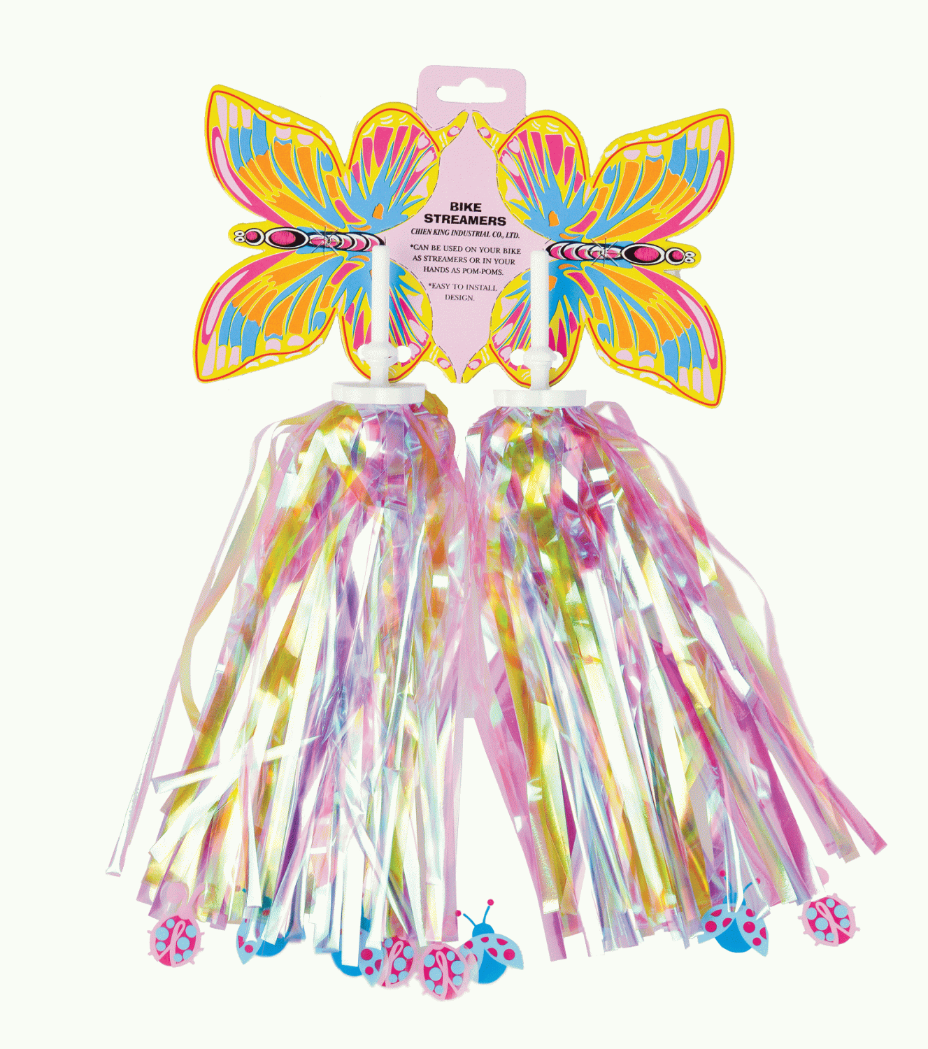 HZX917 – Handlebar Streamers, Neon/Pink/Purple/Green – Rex Imports