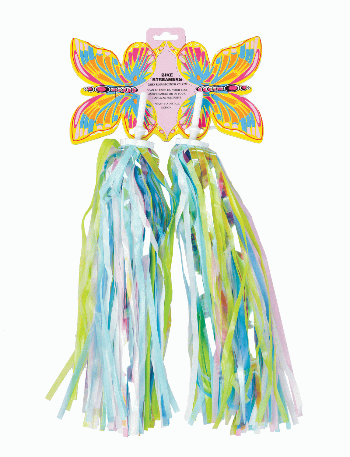 HZX921 – Handlebar Streamers, Green/Blue/Purple/Silver & White – Rex ...