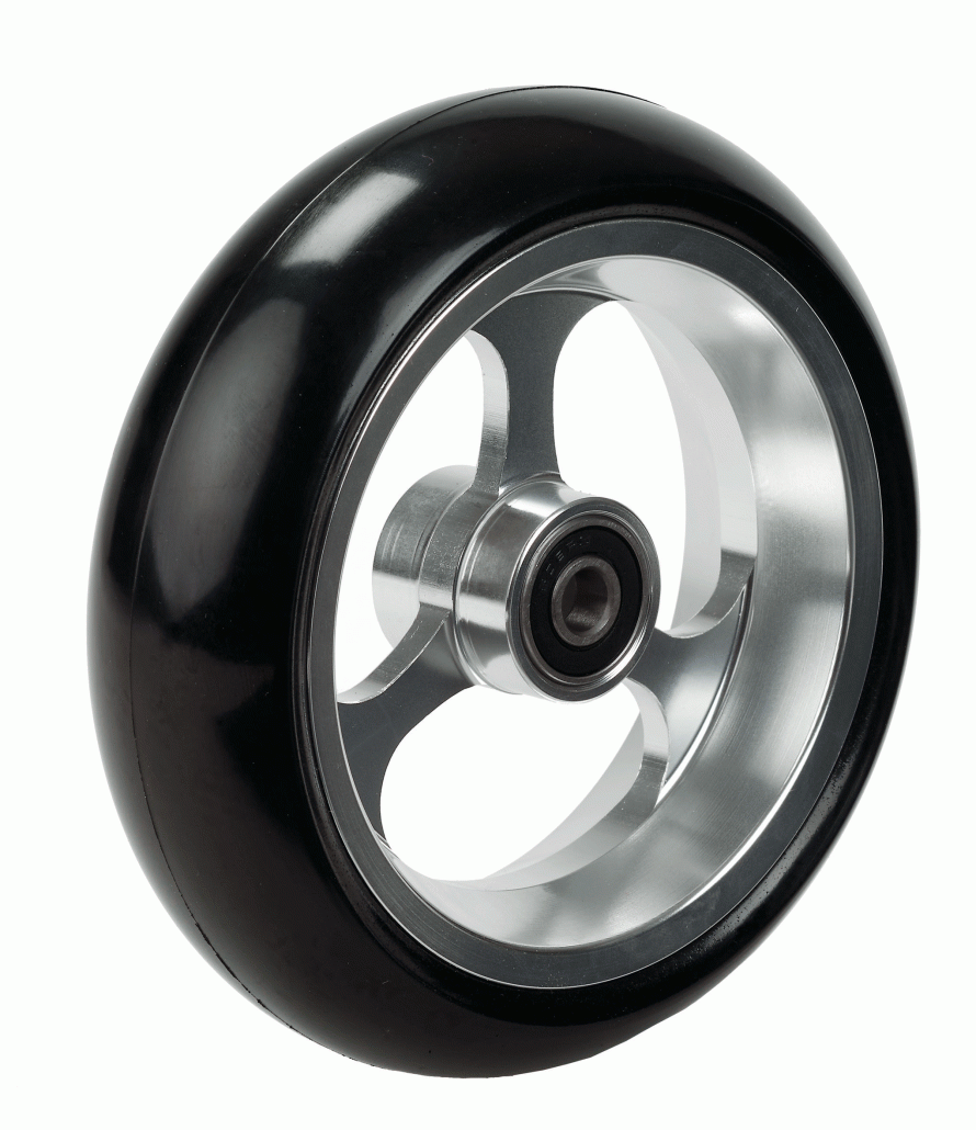 WCC004SR – 5 X 1.50″ Castor Wheel, Silver Alloy with PU Soft Roll – Rex ...