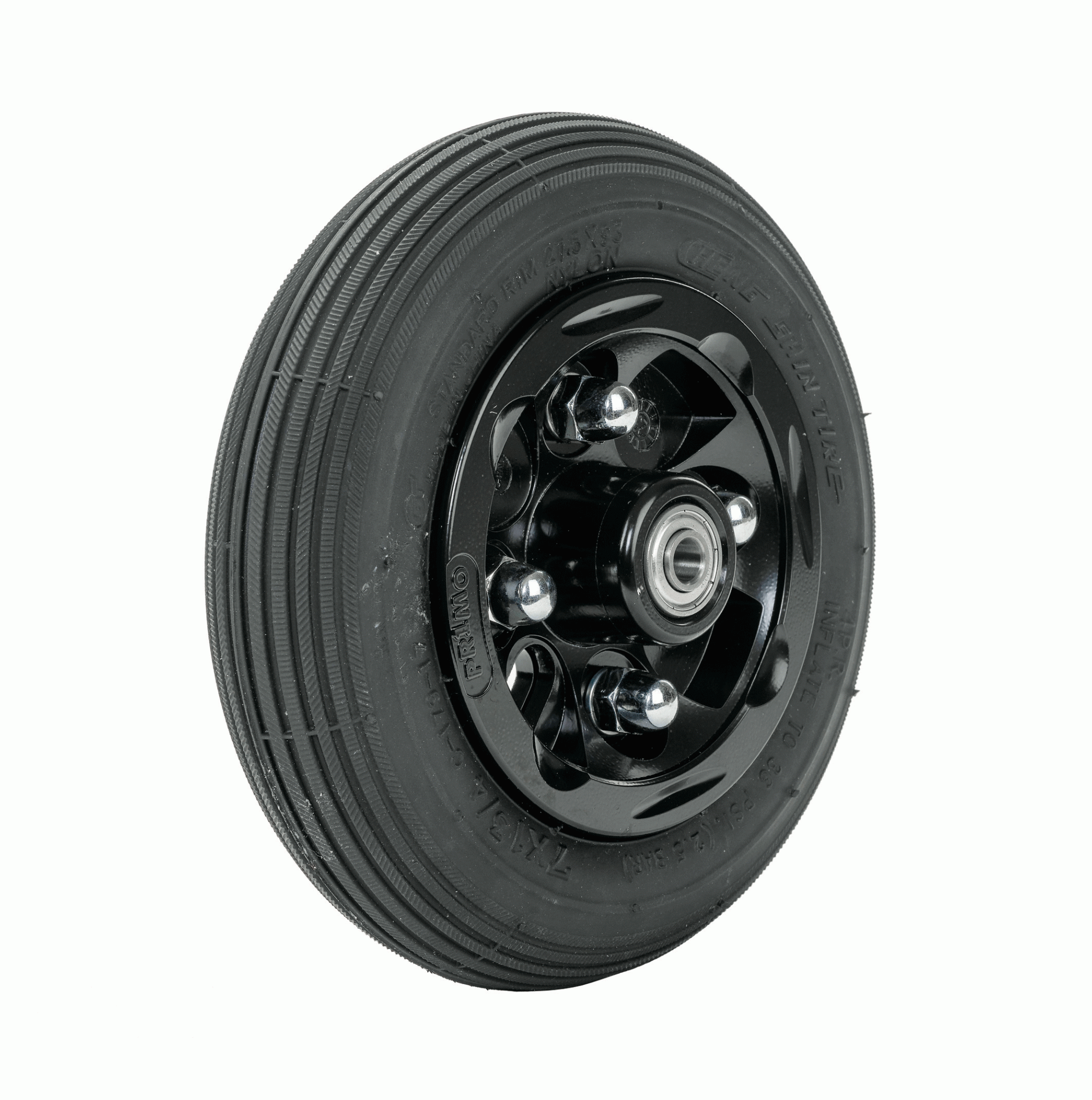 WCC006BAFB – 7 x 1-3/4 Primo Alloy Castor Wheel, Black. Complete with ...
